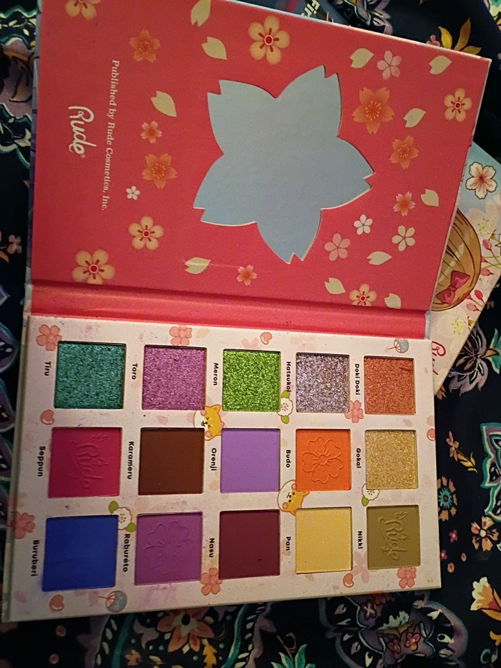 Rude Cosmetics Manga Collection & Shadows Palette - First Love Diary-0. ...