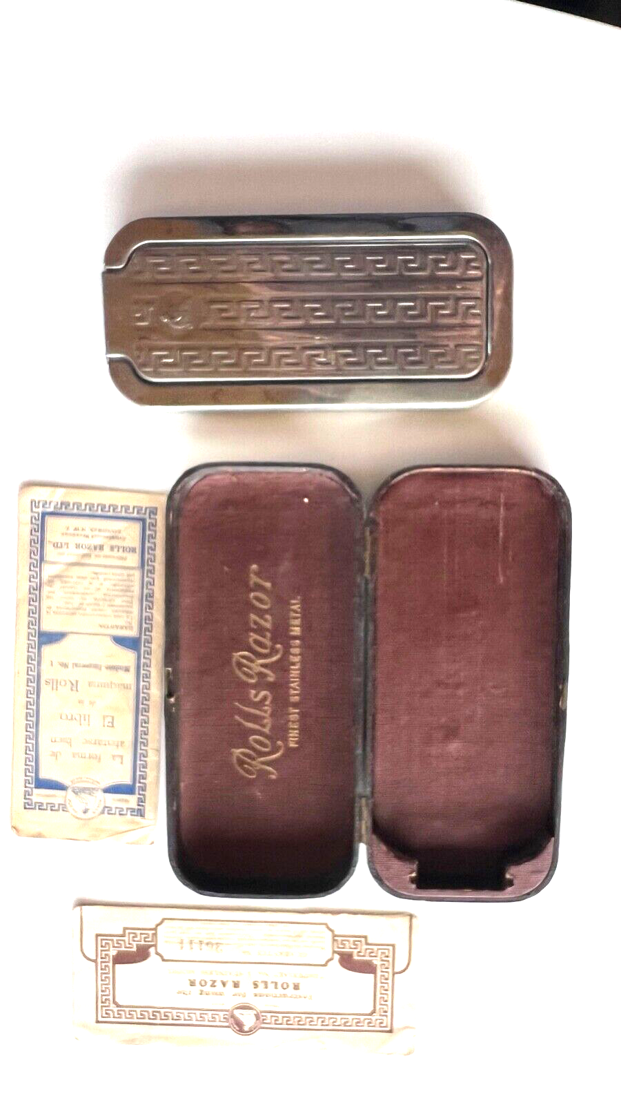 Antique Rolls Razor Imperial No 3- England With Papers & Original ...