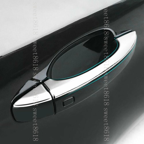For Audi A4 B8 09-16 8pcs Chrome Silver Car Exterior Door Handles Cover ...