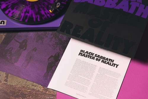 BLACK SABBATH - Master of Reality - VMP Black & Purple Splatter Vinyl ...