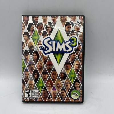 The Sims 3 (PC Game WIN/MAC DVD-ROM, 2009) Base Game Original Box ...