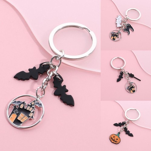 Bat Drop Oil Key Chain Halloween Element Graphic Key Fob Key Chain ...