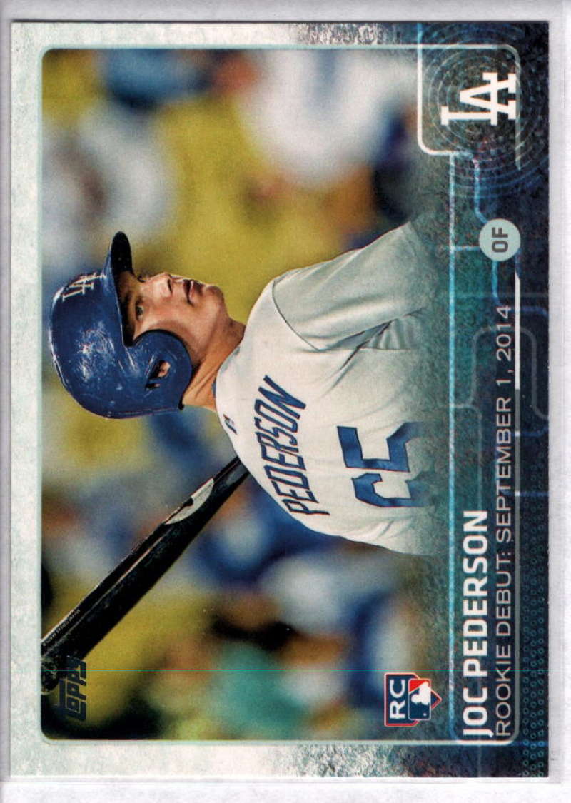 2015 Topps Update #US376 Joc Pederson Los Angeles Dodgers Baseball Card ...