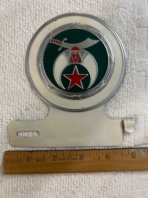 Vintage Shriner license plate topper | eBay