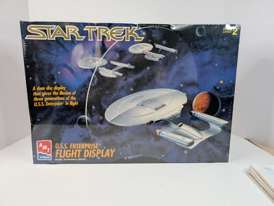 AMT Ertl Star Trek U.S.S. Enterprise Flight Display Model Kit | eBay
