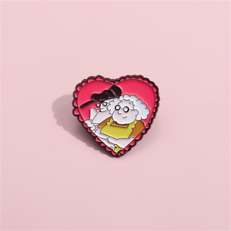 Family Comedy Anime Enamel Pin Badge Custom Cartoon Character Brooch ...