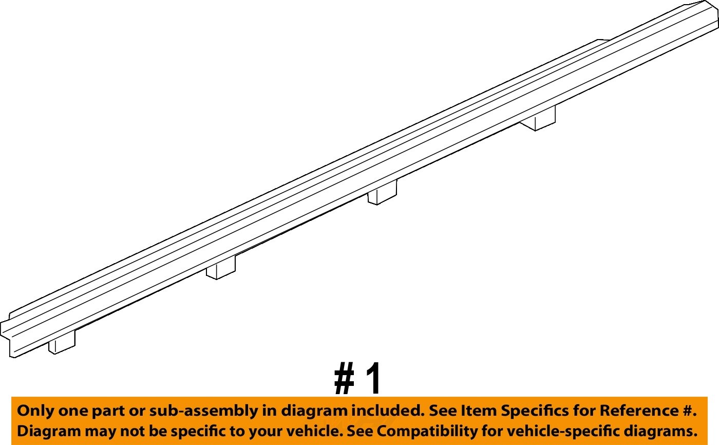 GM OEM 15-22 Canyon,Colorado Front Door Exterior Trim-Belt Molding ...