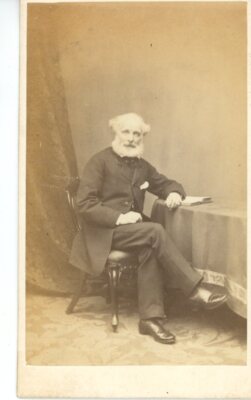 Older Man in Chair by A. Brothers Manchester England CDV Carte de ...