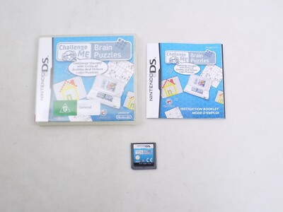 Like New Nintendo DS / 2DS / 3DS Challenge Me Brain Puzzle - Inc Manual ...