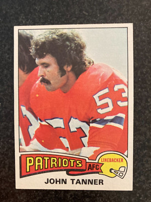 1975 Topps Football #294 John Tanner - New England Patriots B16 | eBay