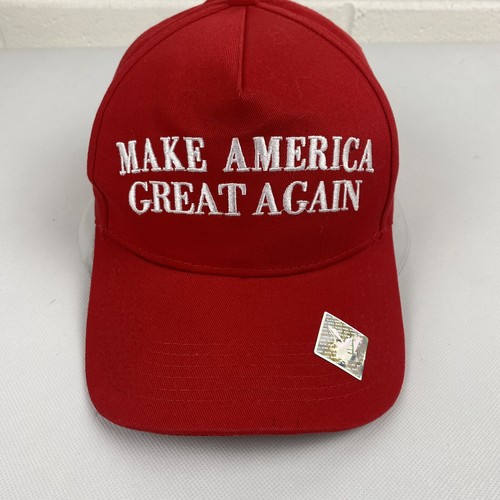 Make America Great Again Hat Adult Embroidered Adjustable Red MAGA | eBay