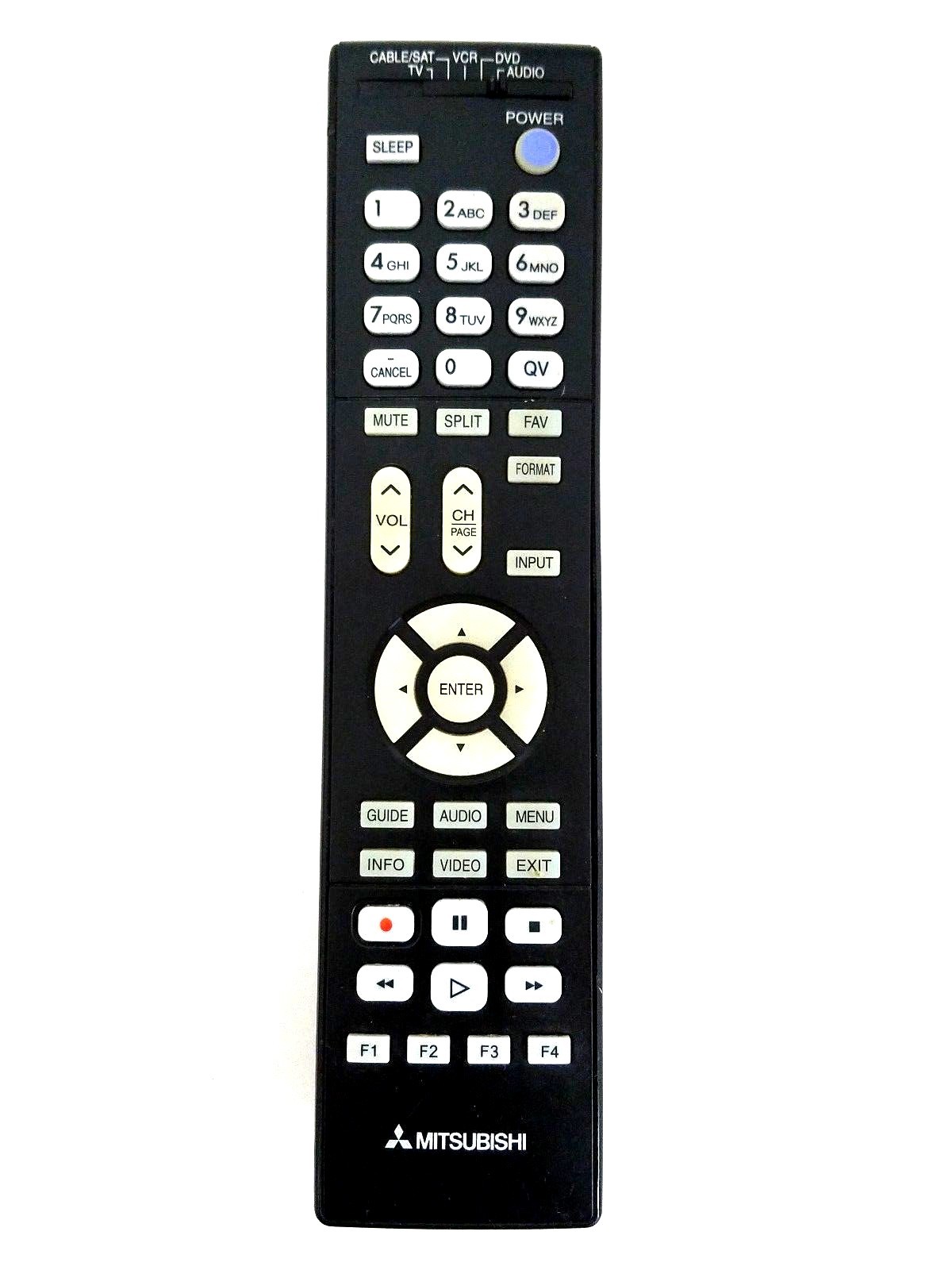 MITSUBISHI 290P137C10 TV Remote Control WD-57831 WD-62531 WD-65734 WD ...