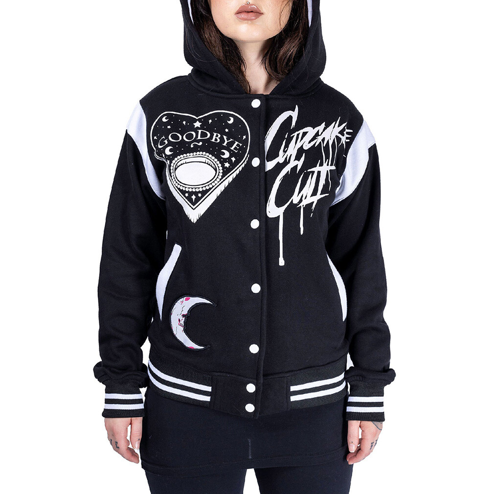 Cupcake Cult Kapuzenjacke Under The Moon Varsity Einhorn Gothic College ...
