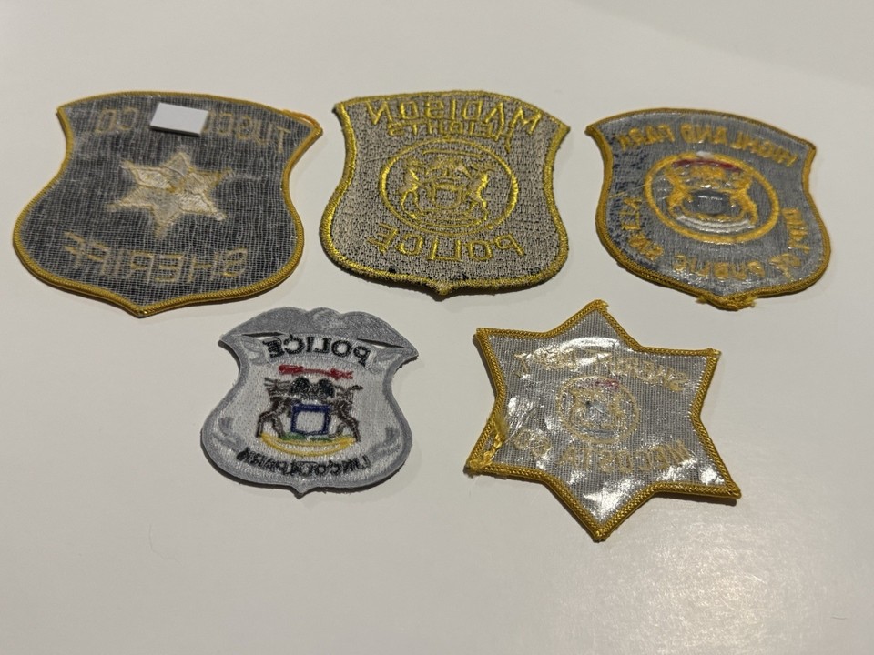 Michigan Police Patch Lot of 5 | eBay