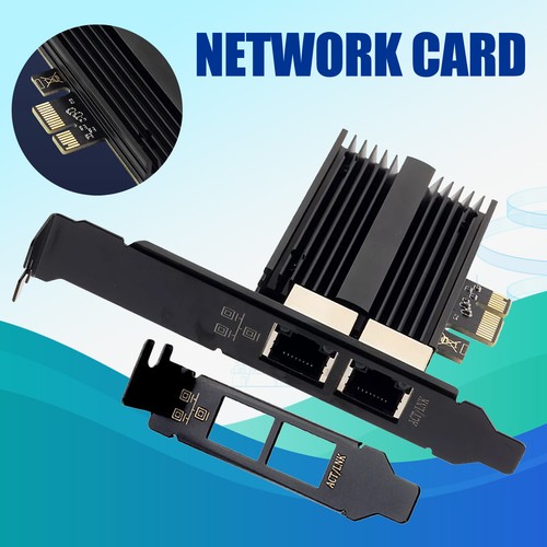 Gigabit Dual RJ45 port NIC with Intel I226 Chip Network Card Ethernet ...