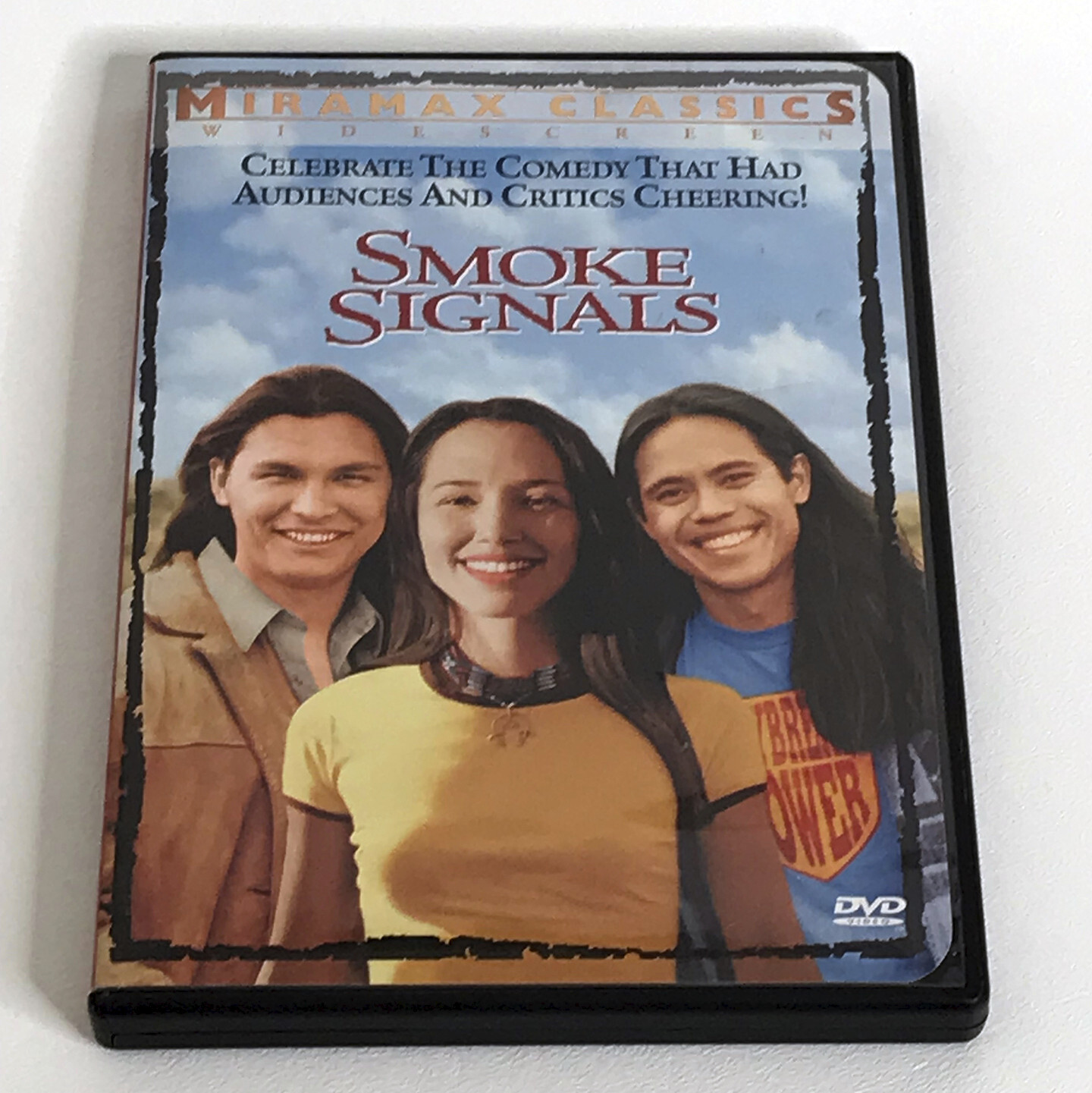 SMOKE SIGNALS DVD Evan Adams Adam Beach Irene Bedard 1999 MIRAMAX OOP w ...