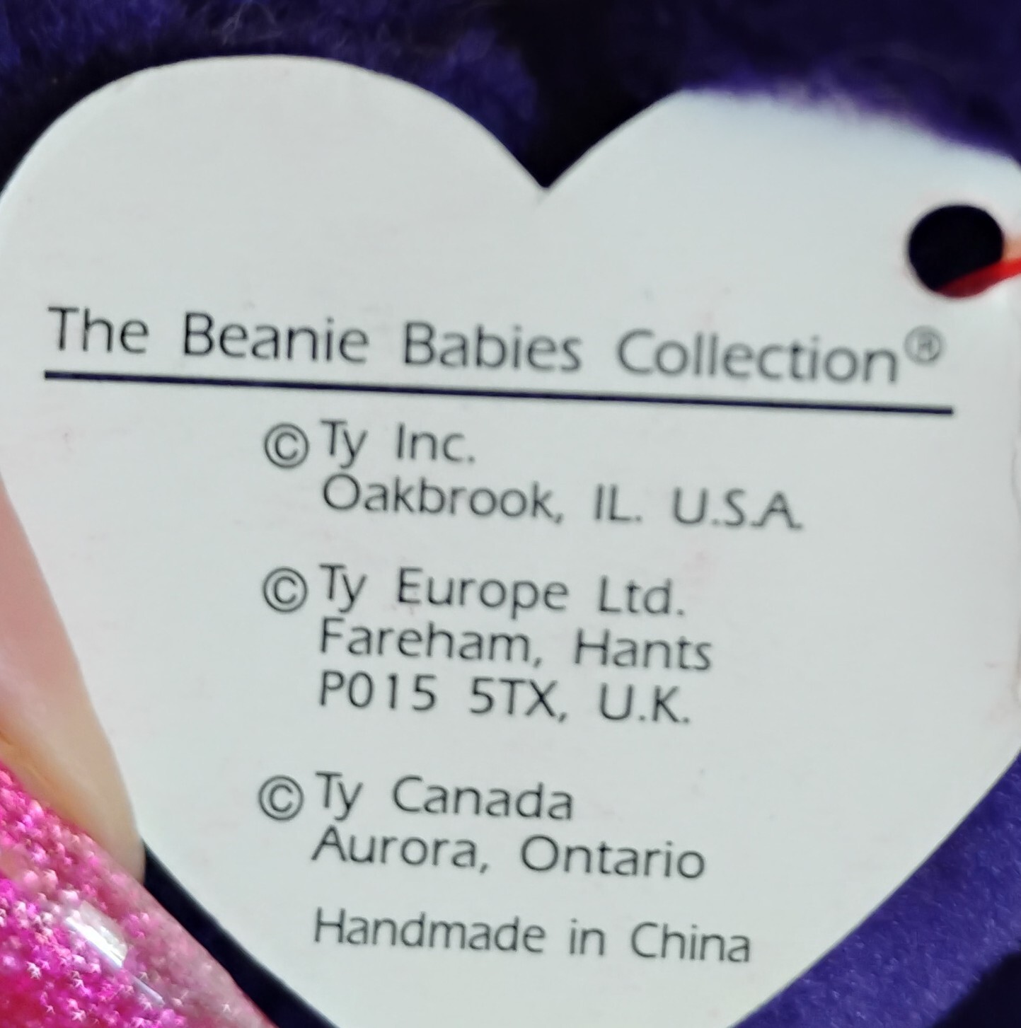 EXTREMELY RARE!! Ty Beanie Baby, Princess Diana Mint. **Errors Read ...
