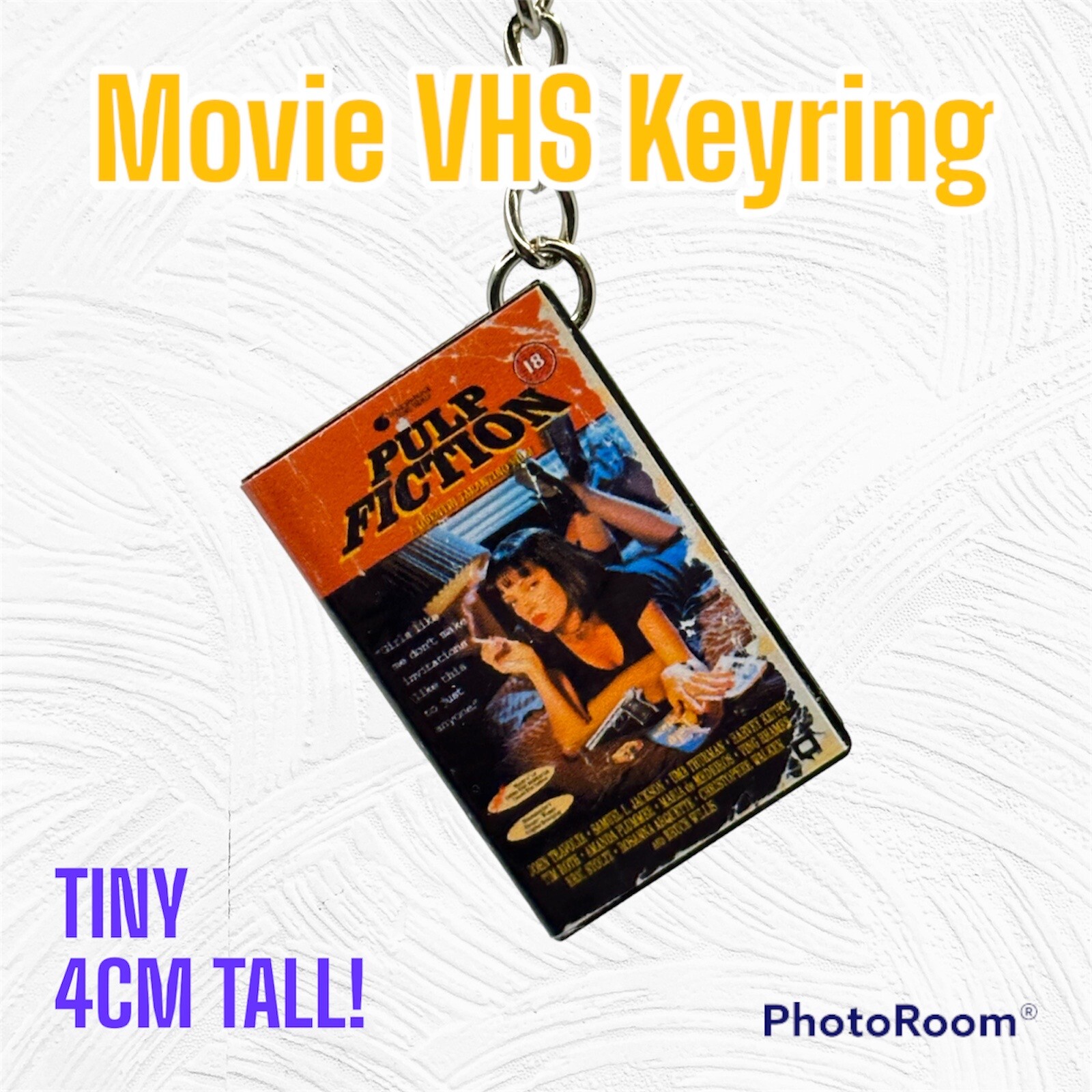 Miniature Nostalgic VHS Movie Box Film Customised Keyring | eBay