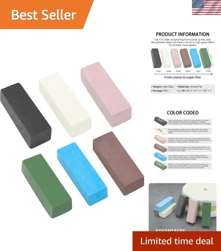 Professional-Grade Buffing Polishing Compounds Kit - 20 Oz. for Metals ...