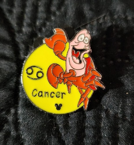 💥Disney Trading Pin Hidden Mickey Enamel CANCER Zodiac Sebastian Little ...