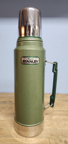 VTG Aladdin Stanley A-944 DH Steel Quart Thermos Green Bottle USA 14 ...