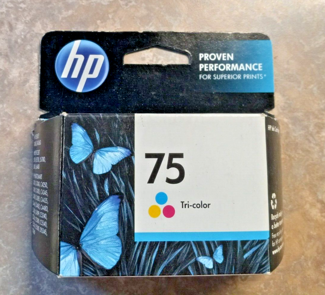 Genuine HP 75XL Tri-Color Ink Cartridge High Capacity 1/14 | eBay