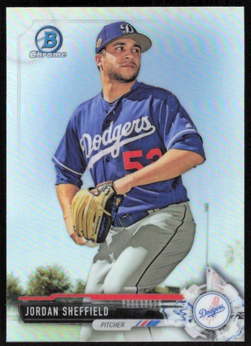 2017 Bowman Draft CHROME REF #BDC-134 Jordan Sheffield - FREE SHIPPING ...