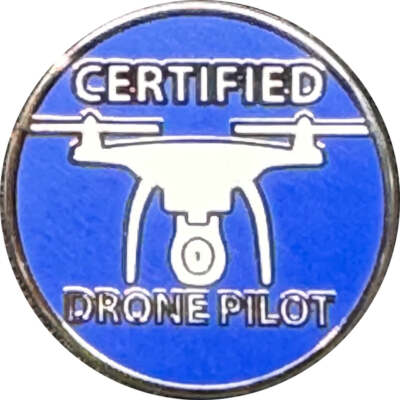 Certified UAS FAA Commercial Drone Pilot lapel pin | eBay