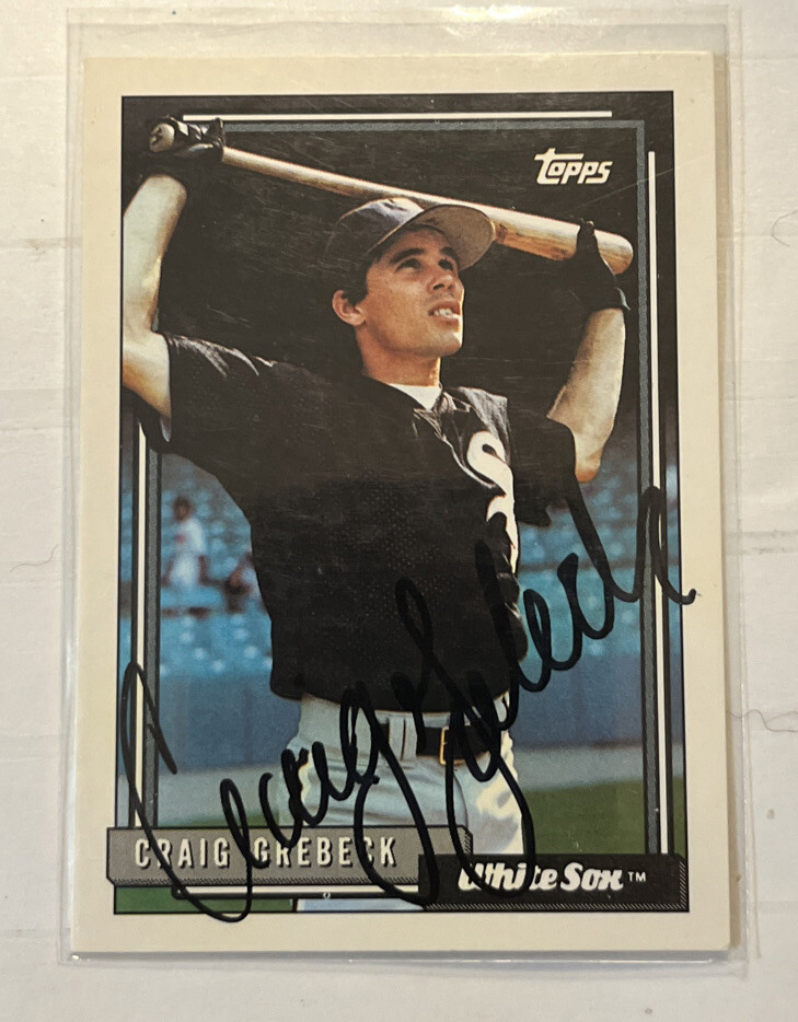1992 Topps Craig Grebeck White Sox #273 AUTOGRAPH MINT FO7721 | eBay