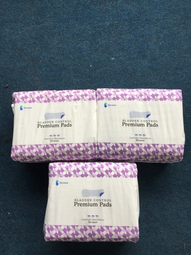 Premium Incontinence Pads Discreet Individually Wrapped Liner Bladder ...