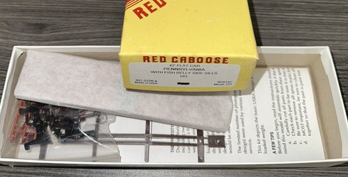Red Caboose HO Kit RC-2226-K 42’ Flat Car w/Fish Belly Side ...