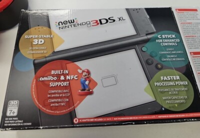 Top IPS Nintendo New 3DS XL 32GB Handheld System Console Metallic Black ...
