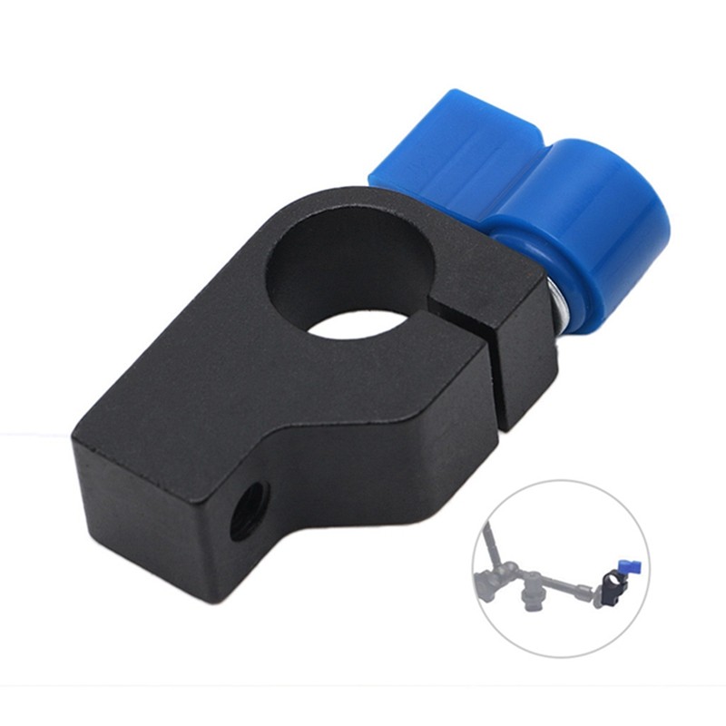 15mm Rod Clamp Holder "1/4" Thread DSLR Camera Rig Rail Support System ...
