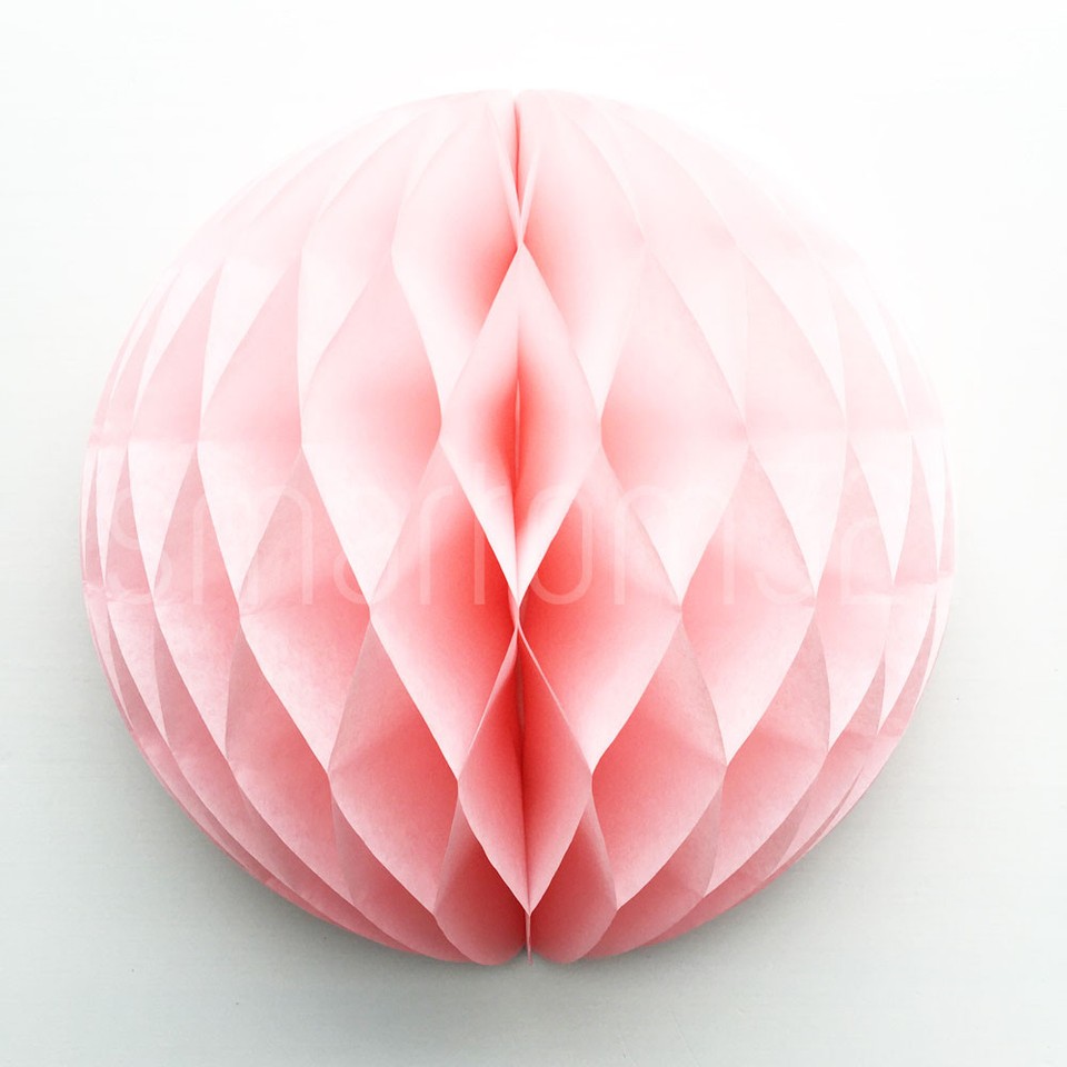 HONEYCOMB Hanging Paper BALLS Wedding Birthday Garland Party Deco Gold ...