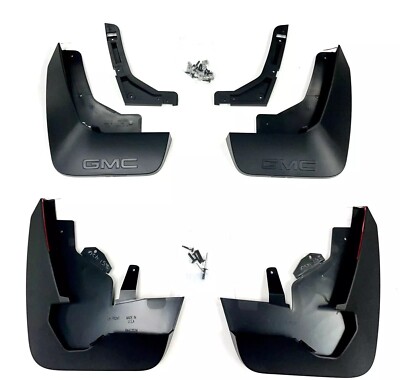2021-2025 OEM GMC Yukon/XL Front & Rear Molded Splash Guards 86517282 ...