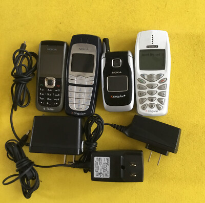 Lot Of 4NOKIA 3590 MaxGSM CELL PHONE CELLULAR WIRELESS MOBILE FOR PART ...