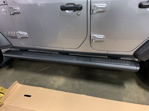 2018-2026 4 Dr Wrangler JL Genuine Mopar Step Kit Tubular Side ...