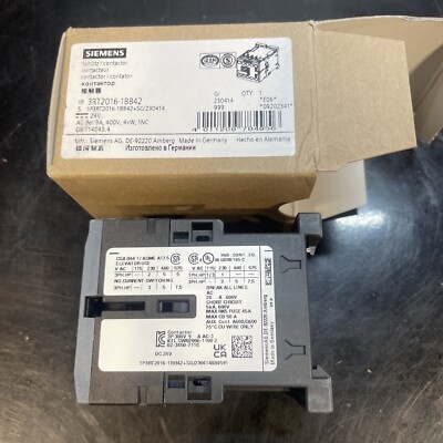 NEW SIEMENS 3RT2016-1BB42 Contactor. | eBay