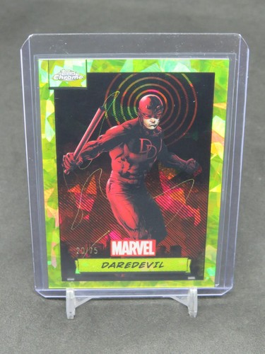 2024 TOPPS CHROME MARVEL MCU SAPPHIRE DAREDEVIL YELLOW /75 MS2 | eBay