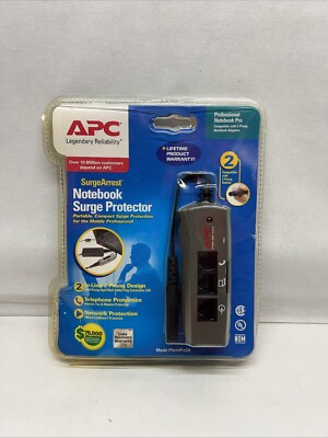 APC SurgeArrest Professional Notebook Pro Surge Protector PNoteProC8 ...