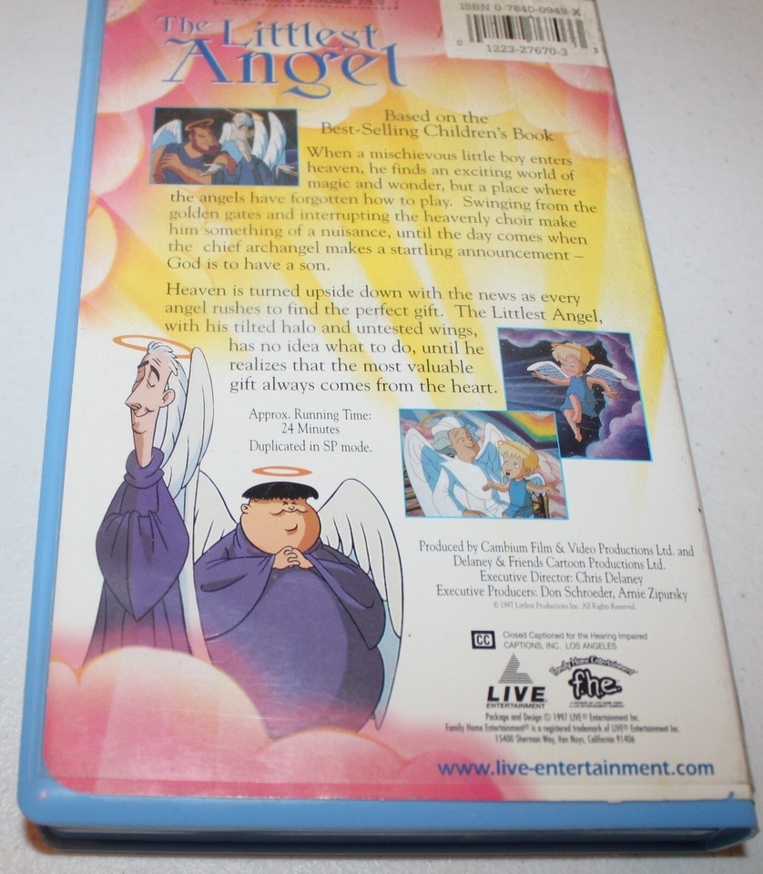 The Littlest Angel (VHS, 1997) Maxine Miller, Blu Mankuma, Holiday ...