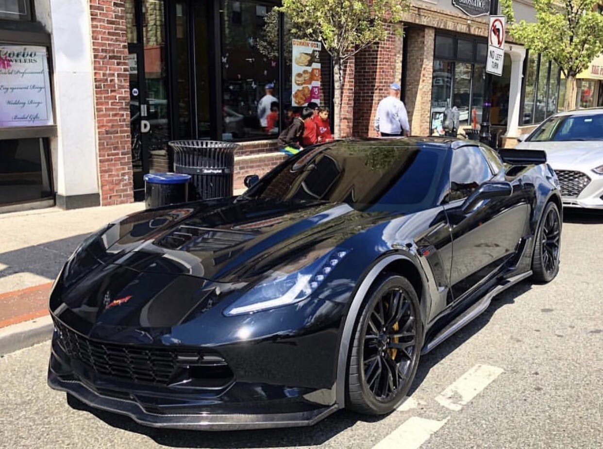 Corvette C7 Z06 ZO6 Grand Sport REAL Carbon Fiber Rocker Panels Side ...