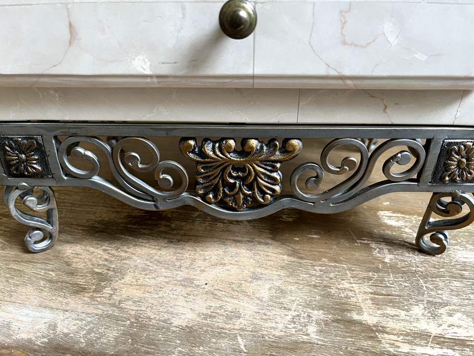 Baldwin Discoveries Tessellated Fossil Stone Jewelry chest | eBay