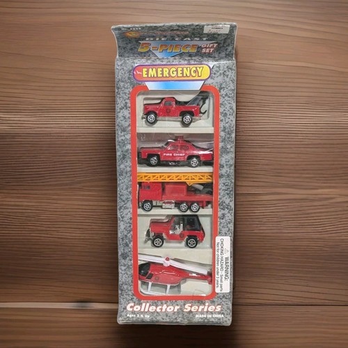 Mega Movers Emergency Vehicles Die Cast Metal 5 Pack Collector Series ...