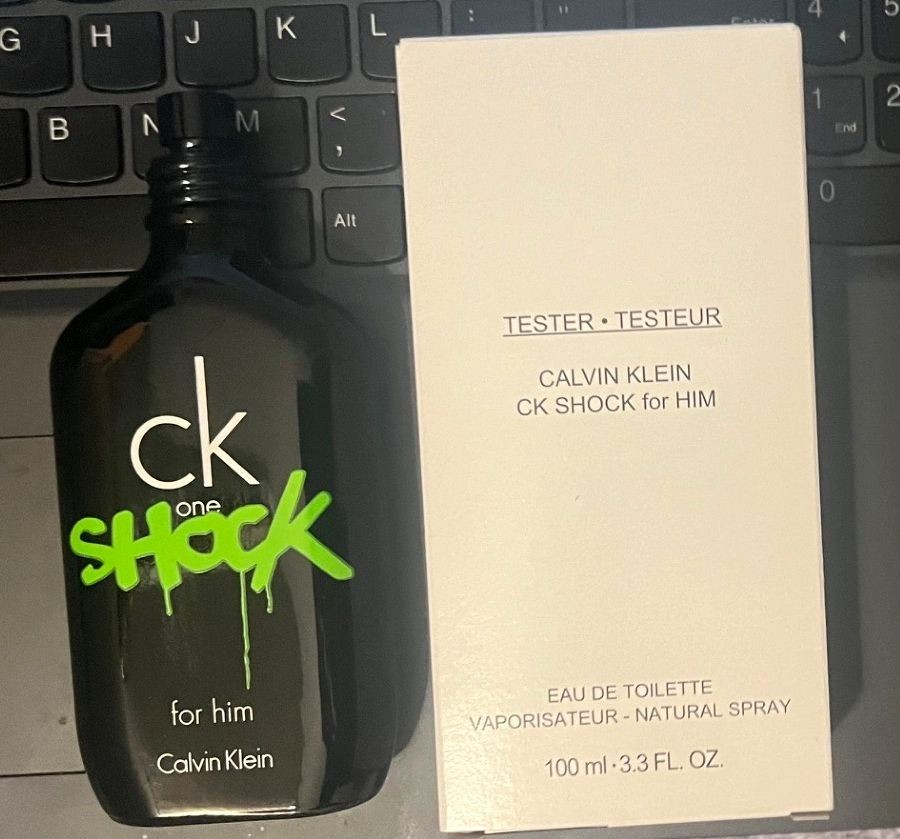 CK One Shock for Him by Calvin Klein 3.3 fl oz EDT Spray, New in Tester ...