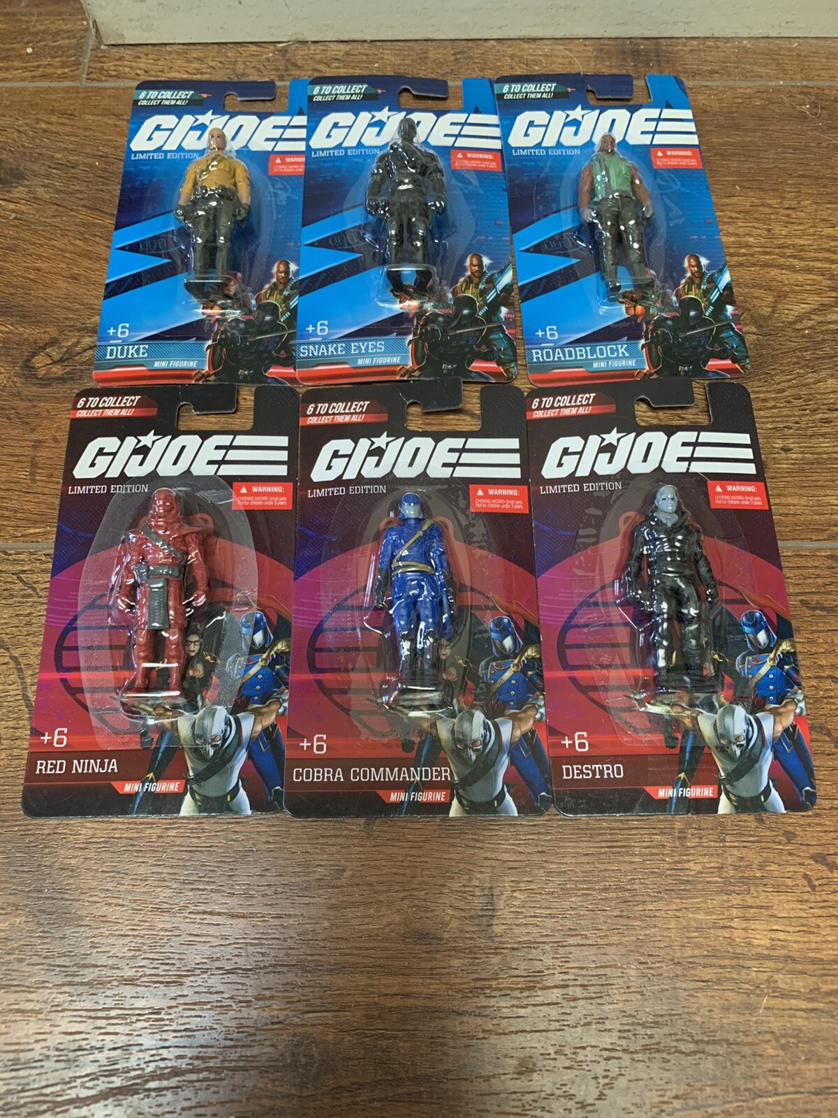 2021 Hasbro/Prexio Limited Edition GI Joe mini figure set of 6 **See ...