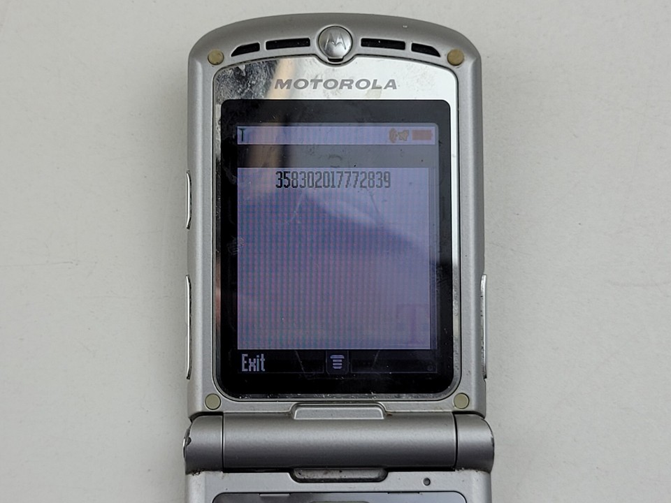 RETRO Original Motorola RAZR V3 - Gray (T-Mobile) 2G Flip Phone - J9035 ...