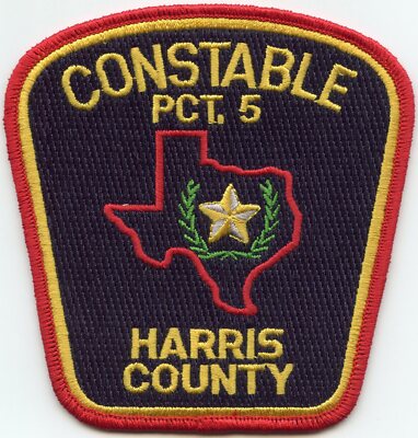 HARRIS COUNTY TEXAS #A Precinct 5 CONSTABLE sheriff police PATCH | eBay