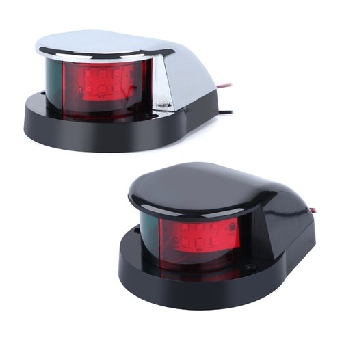 & Green LED Marine Navigation Light Light for Pontoon Small Boats | eBay
