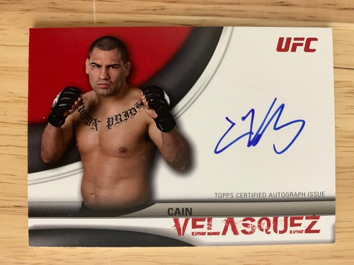 2010 TOPPS UFC KNOCKOUT FULL-CONTACT AUTOGRAPH CAIN VELASQUEZ FCR-CV | eBay